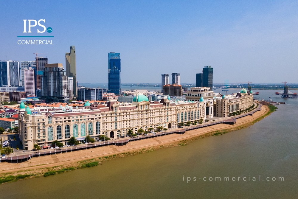 10 Floor Shophouse For Rent Along Mekong River - Koh Pich, Phnom Penh - IPS Commercial