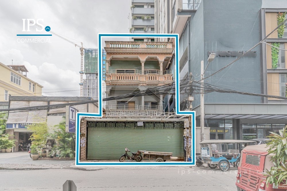 4 Bedroom Commercial Shophouse For Rent - BKK1, Phnom Penh - IPS Commercial