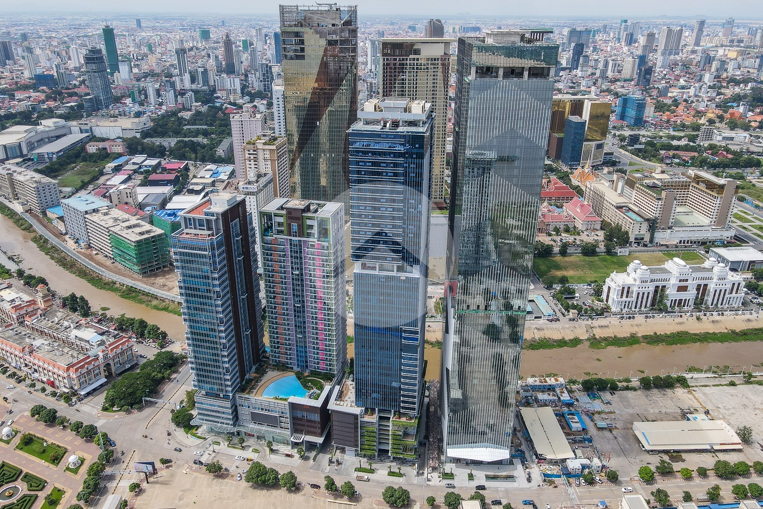 157 Sqm Office Space For Rent - GIA Tower, Tonle Bassac, Phnom Penh ...