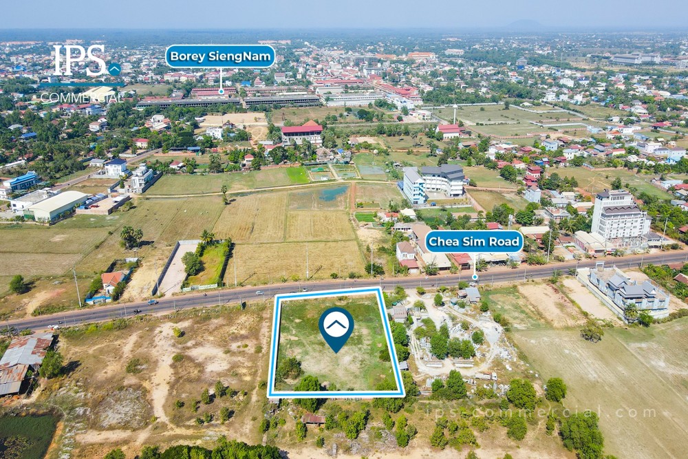 4,472 Sqm Commercial Land For Rent - Chreav, Siem Reap - IPS Commercial